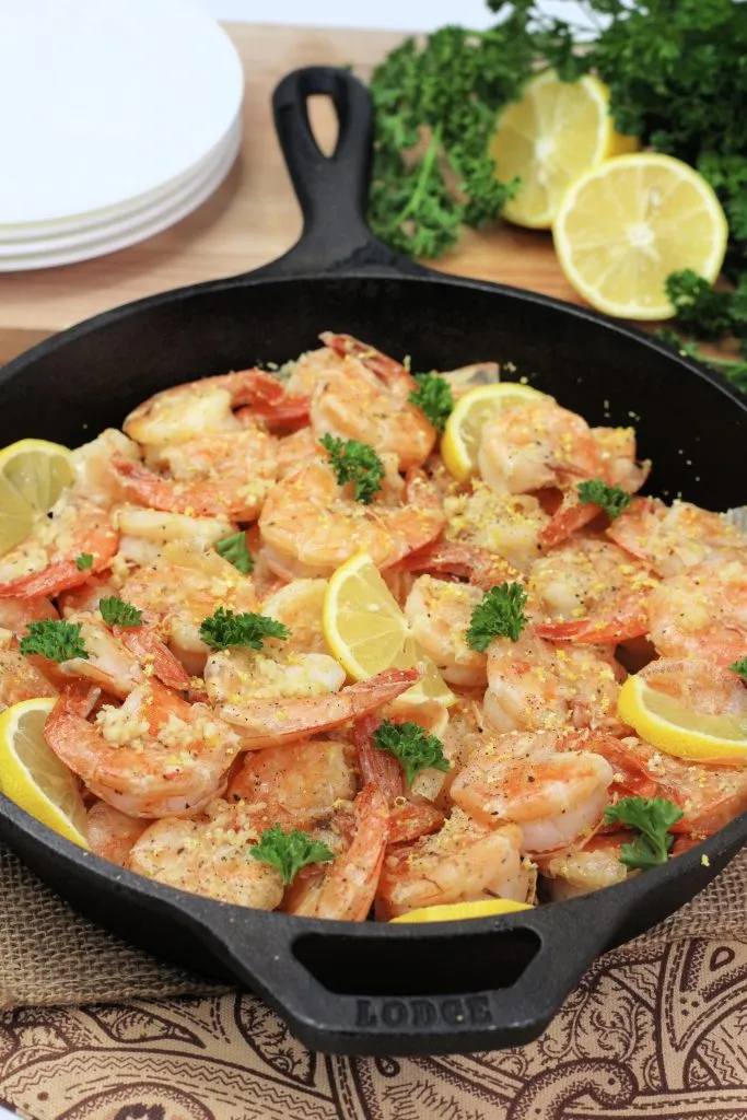Butter Garlic Shrimp with Lemon - An Organized Chaos