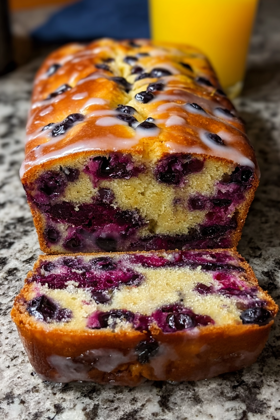 Lemon Blueberry Loaf - An Organized Chaos