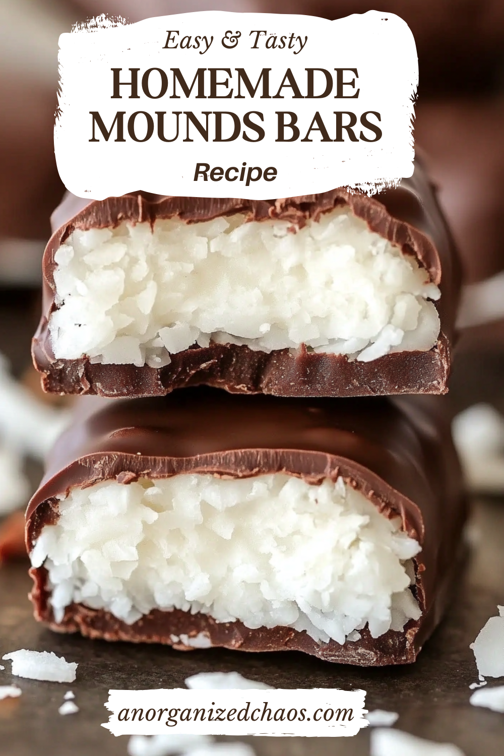 Homemade Mounds Bars - An Organized Chaos