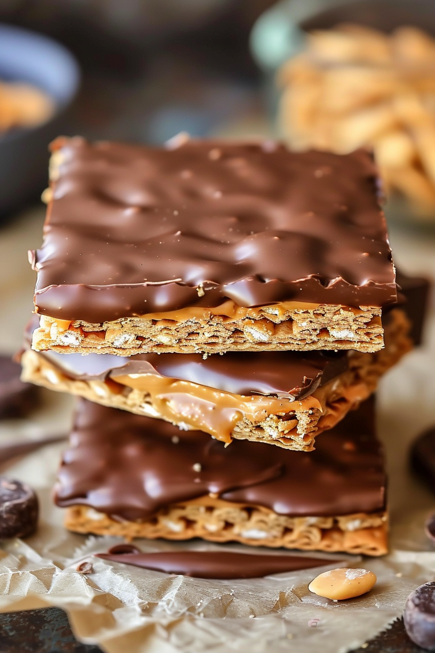 Easy No-Bake Buckeye Graham Treats - An Organized Chaos