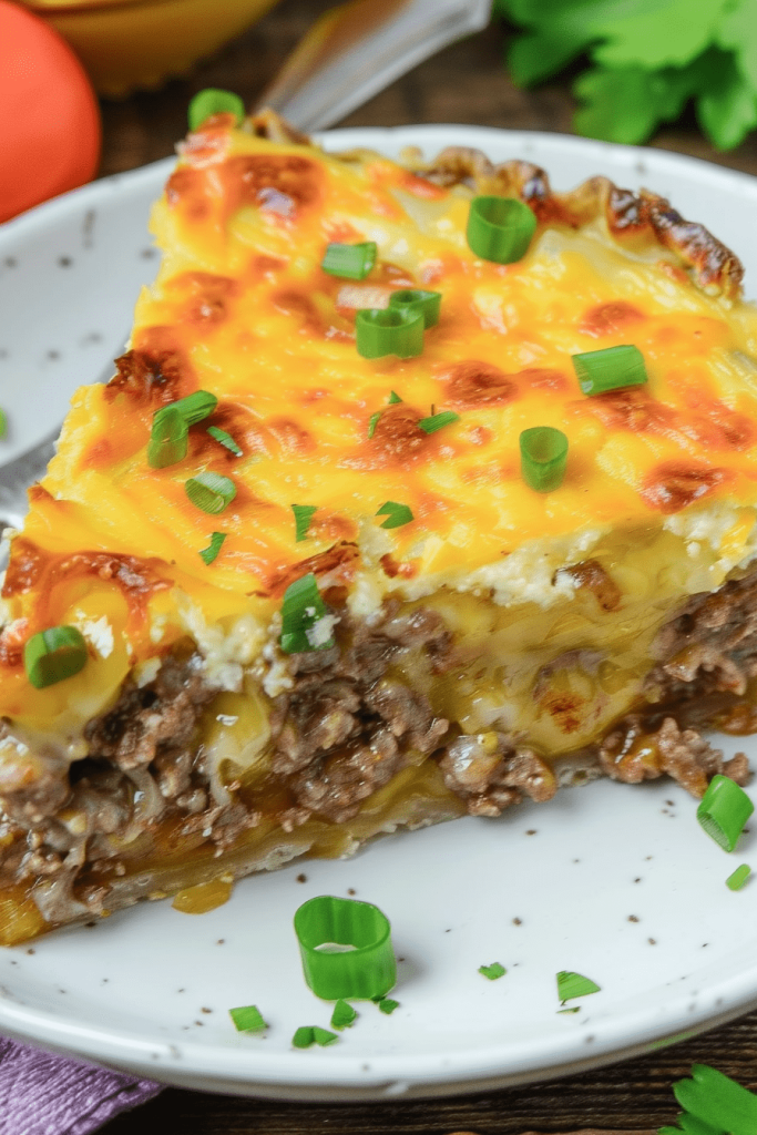 Impossible Cheeseburger Pie - An Organized Chaos
