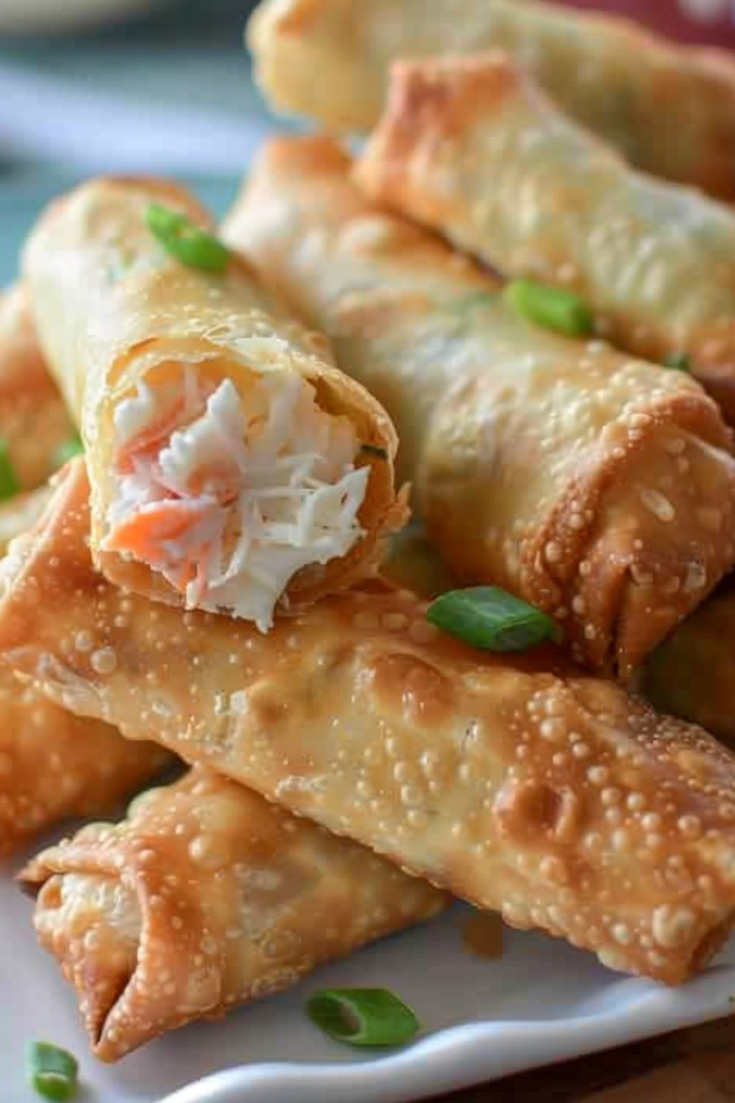 Crab Rangoon Egg Rolls - An Organized Chaos
