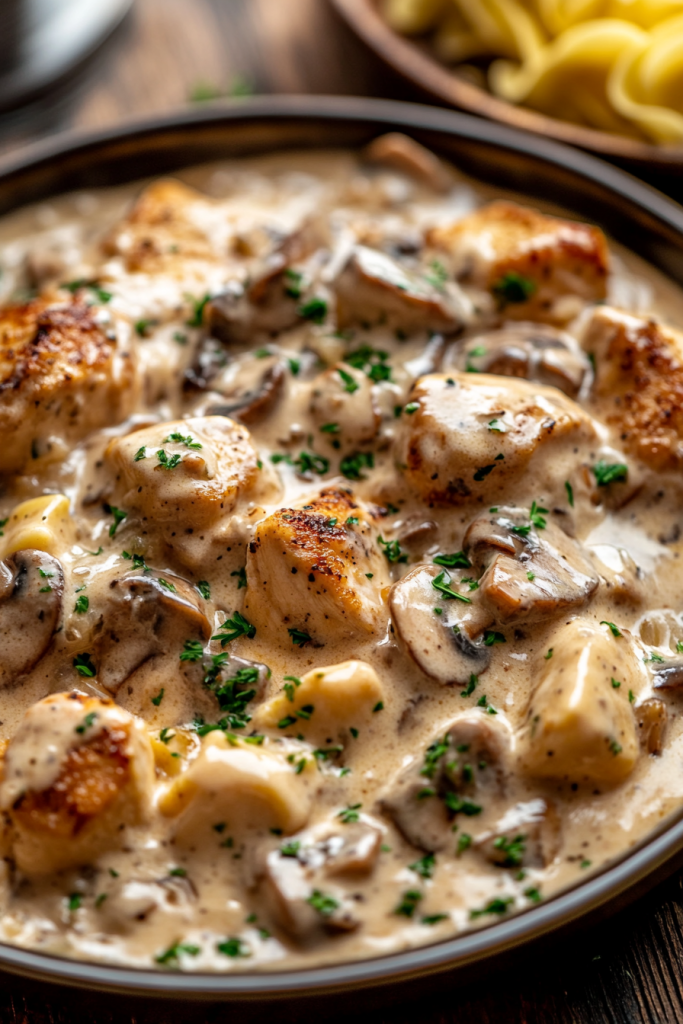 Chicken Mushroom Stroganoff - An Organized Chaos
