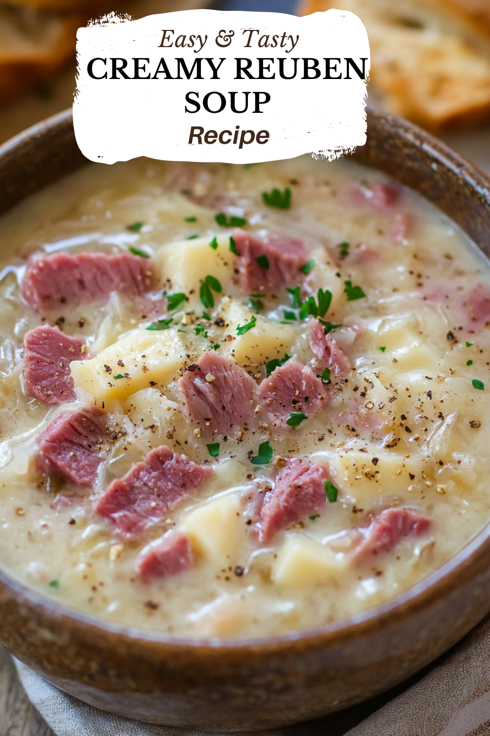 Creamy Reuben Soup - An Organized Chaos