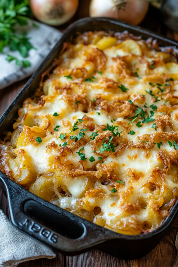 French Onion Potato Bake - An Organized Chaos