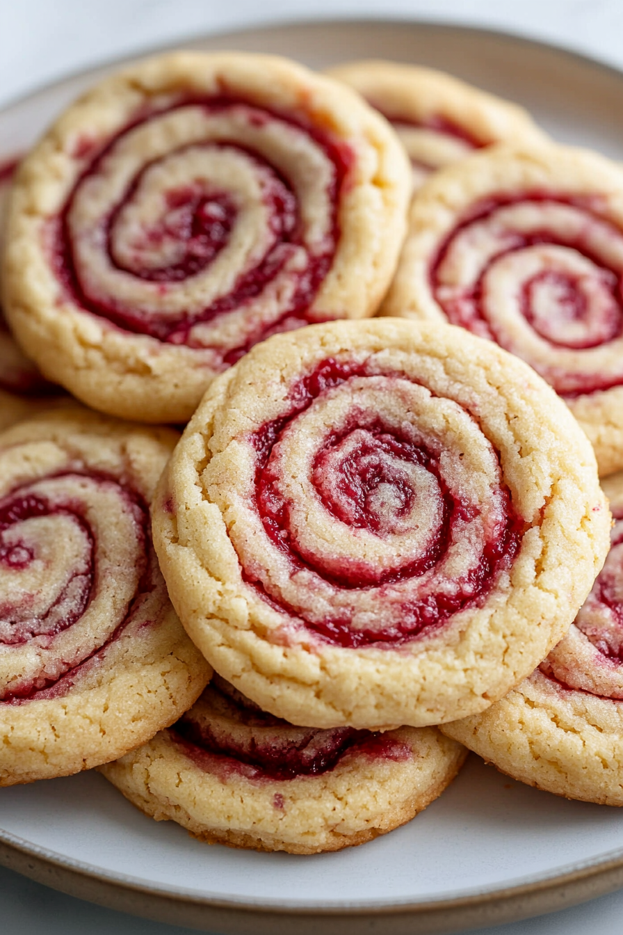 Raspberry Swirl Cookies - An Organized Chaos