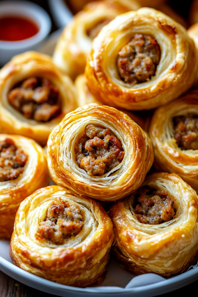 Sausage Pinwheels - An Organized Chaos