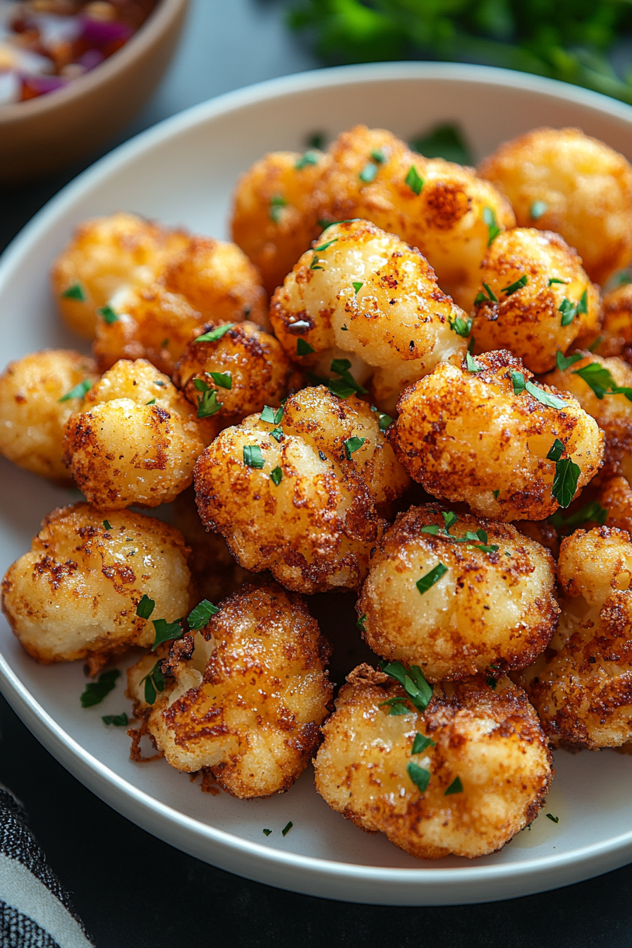 Crispy Cauliflower - An Organized Chaos
