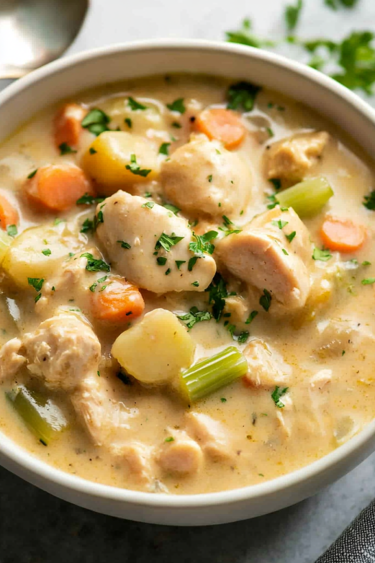 Creamy Chicken Stew - An Organized Chaos