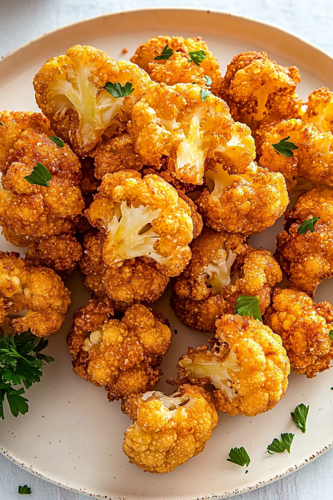 Crispy Cauliflower - An Organized Chaos