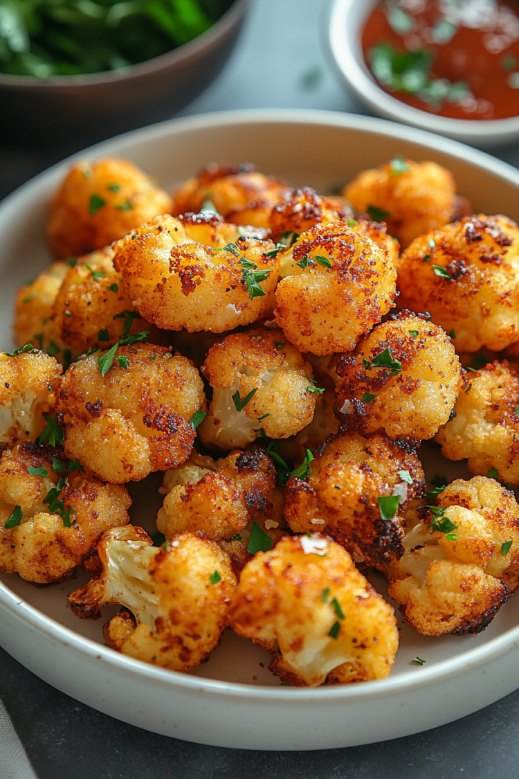 Crispy Cauliflower - An Organized Chaos
