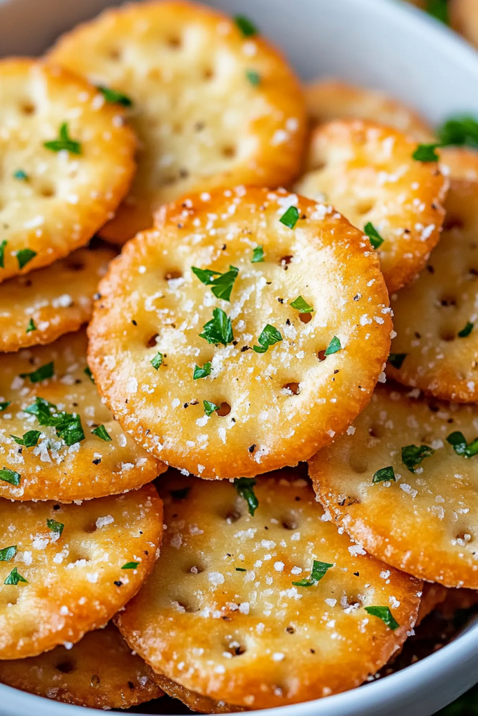 Garlic Ritz Snacks - An Organized Chaos