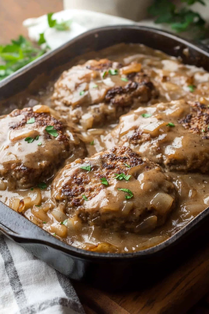 Amish Hamburger Steak Bake - An Organized Chaos