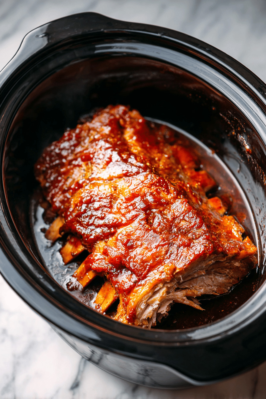 Crockpot Barbecue Ribs An Organized Chaos