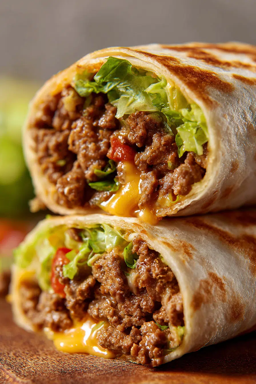 Cheeseburger Wraps Recipe - An Organized Chaos