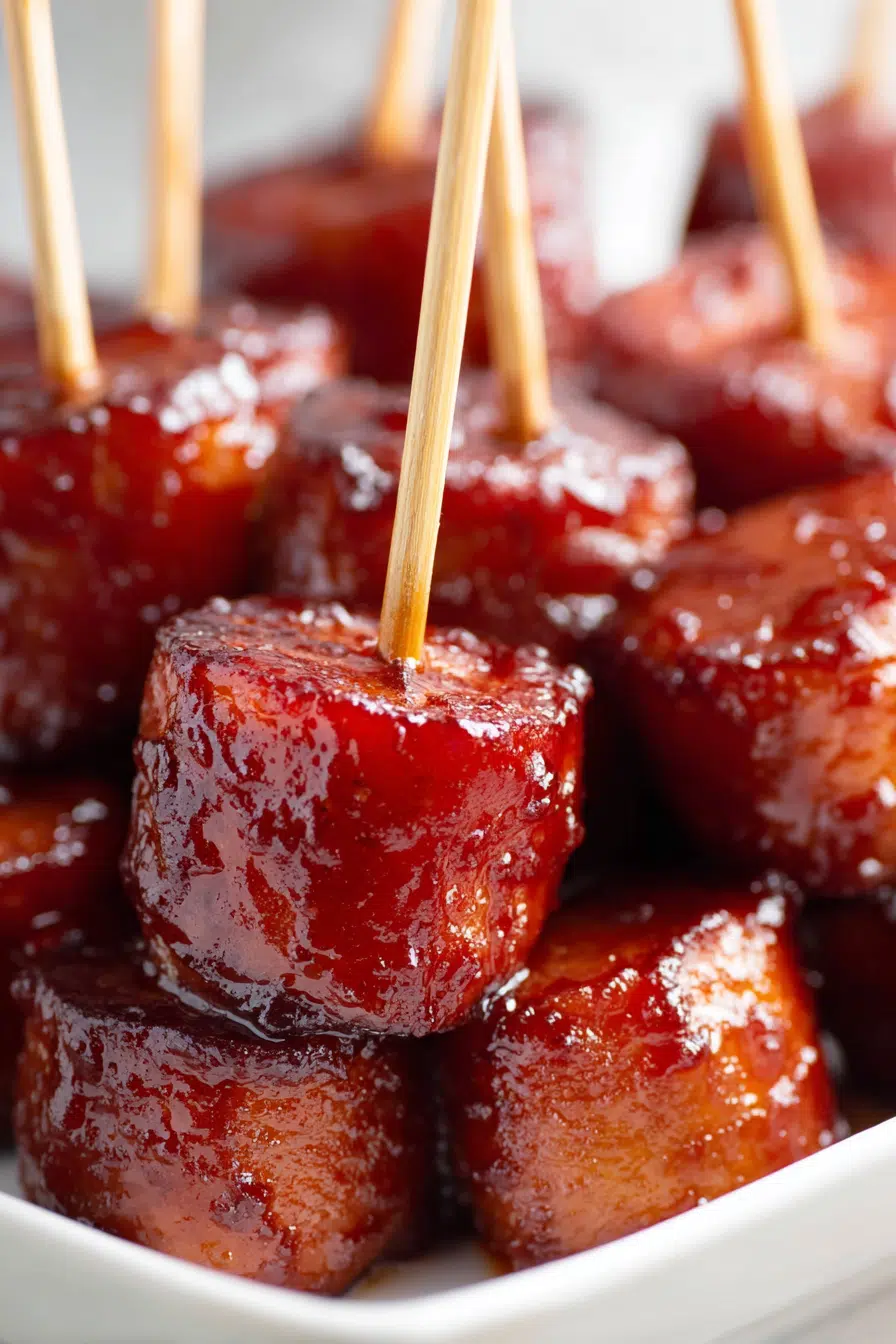 Smoked Hot Dog BBQ Bites - An Organized Chaos