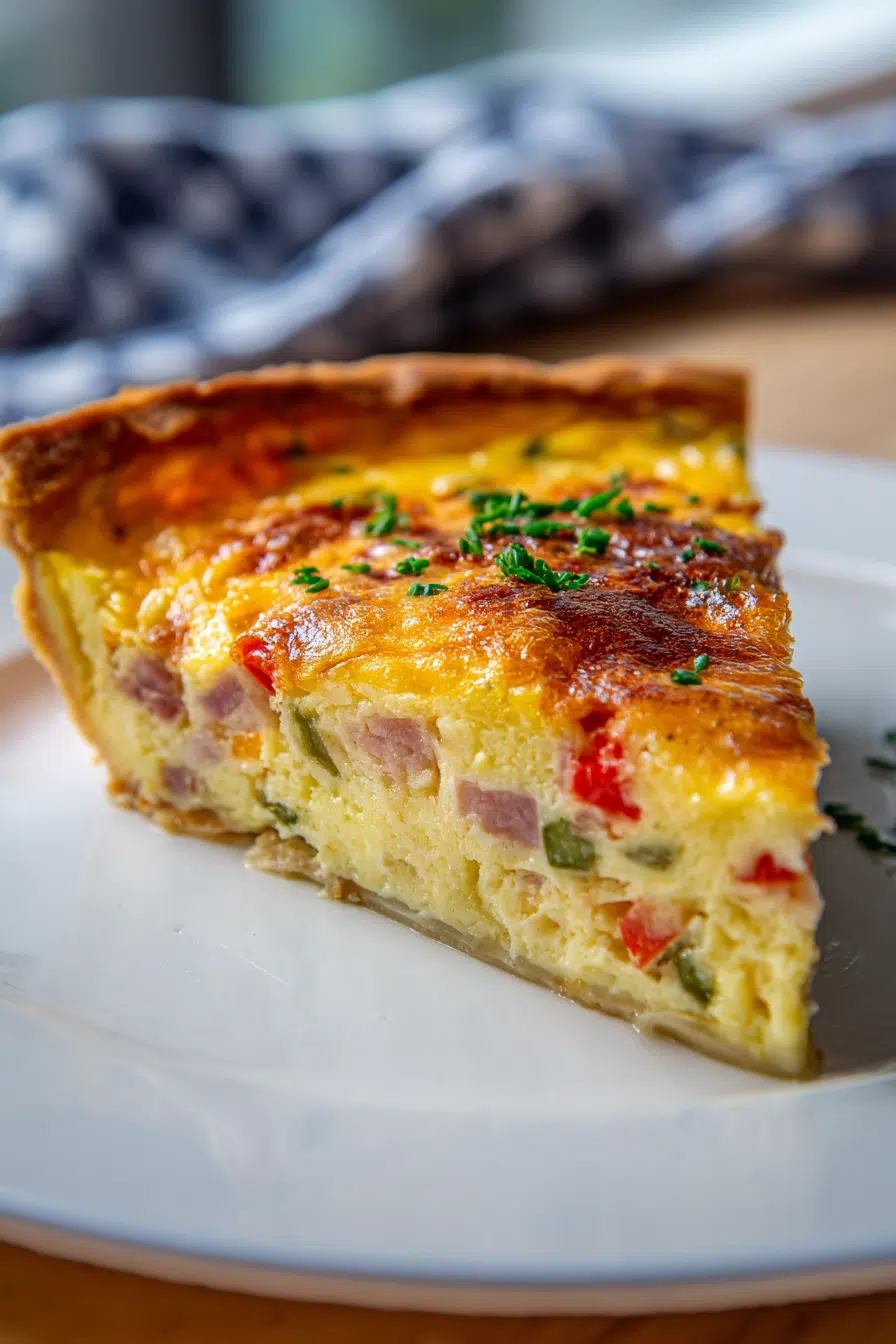 Western Omelet Quiche - An Organized Chaos