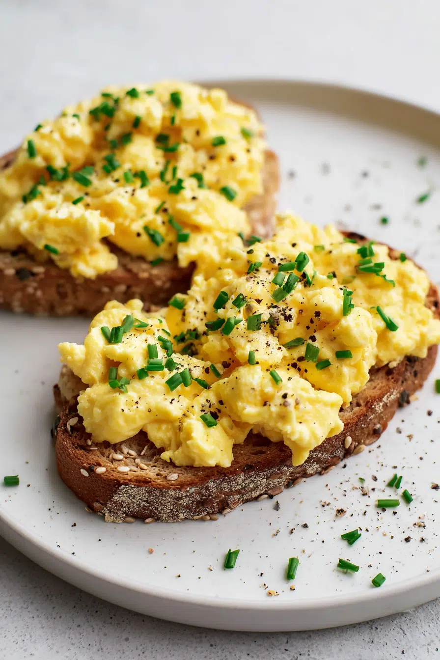 Creamy Scrambled Eggs - An Organized Chaos