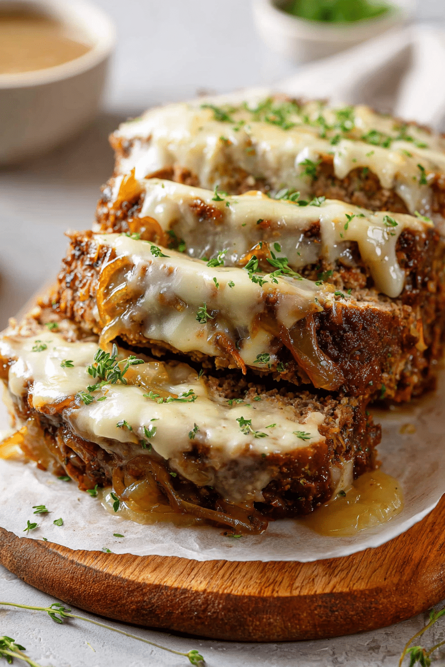 Crockpot French Onion Meatloaf - An Organized Chaos