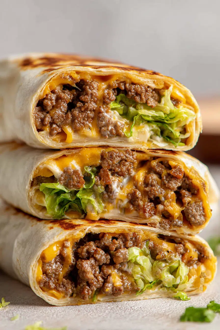 Cheeseburger Wraps Recipe - An Organized Chaos