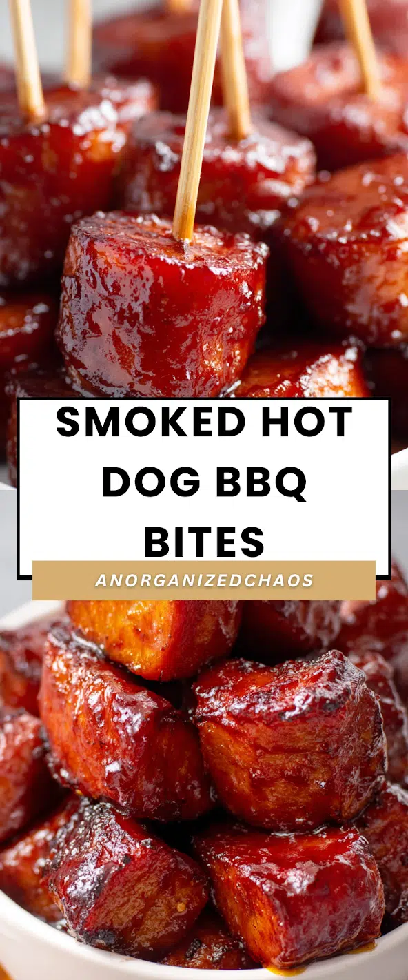 Smoked Hot Dog BBQ Bites - An Organized Chaos