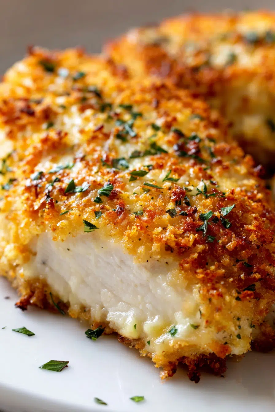 Baked Garlic Parmesan Chicken - An Organized Chaos