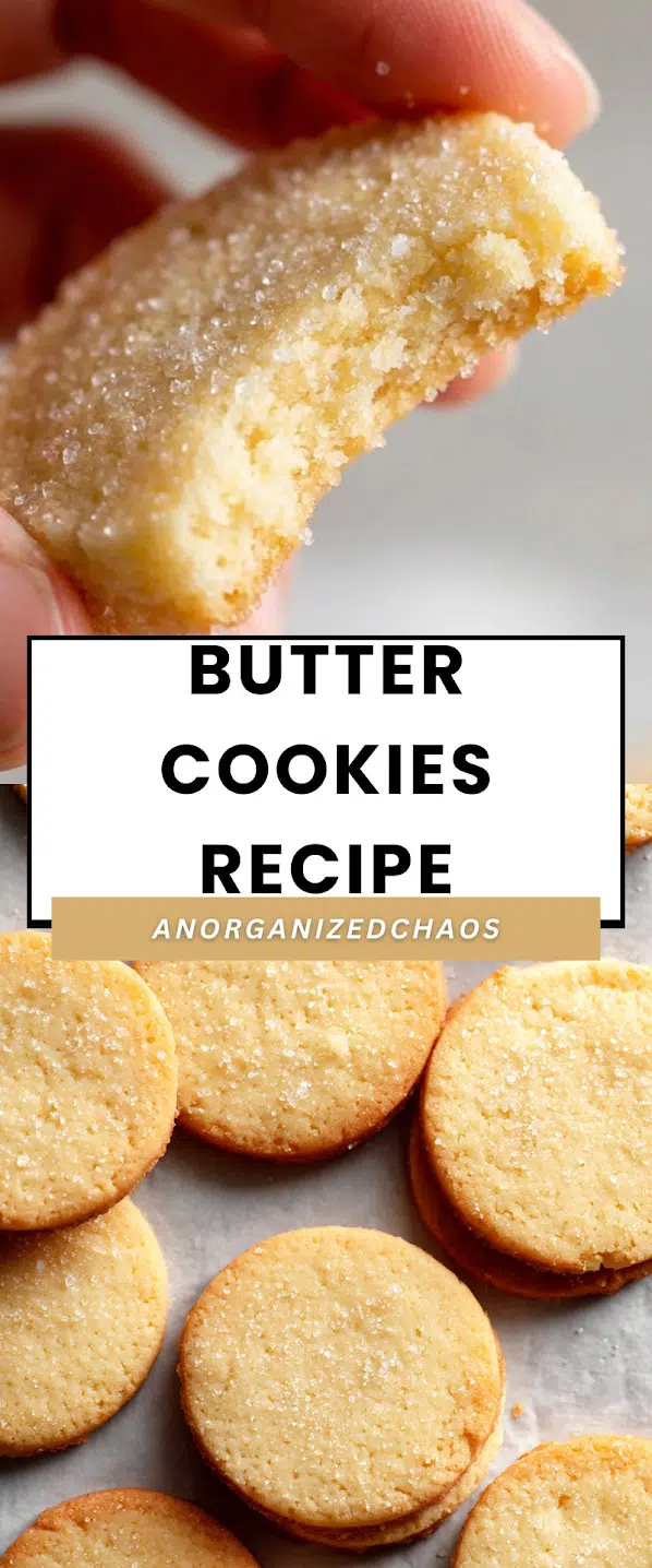 Butter Cookies Recipe - An Organized Chaos