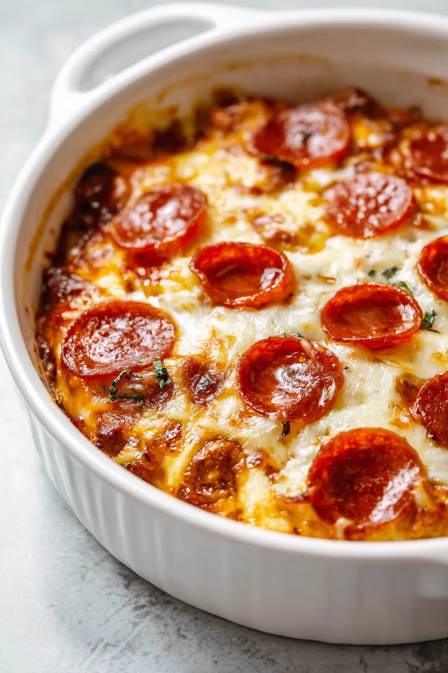 Crustless Pizza Bowl - An Organized Chaos