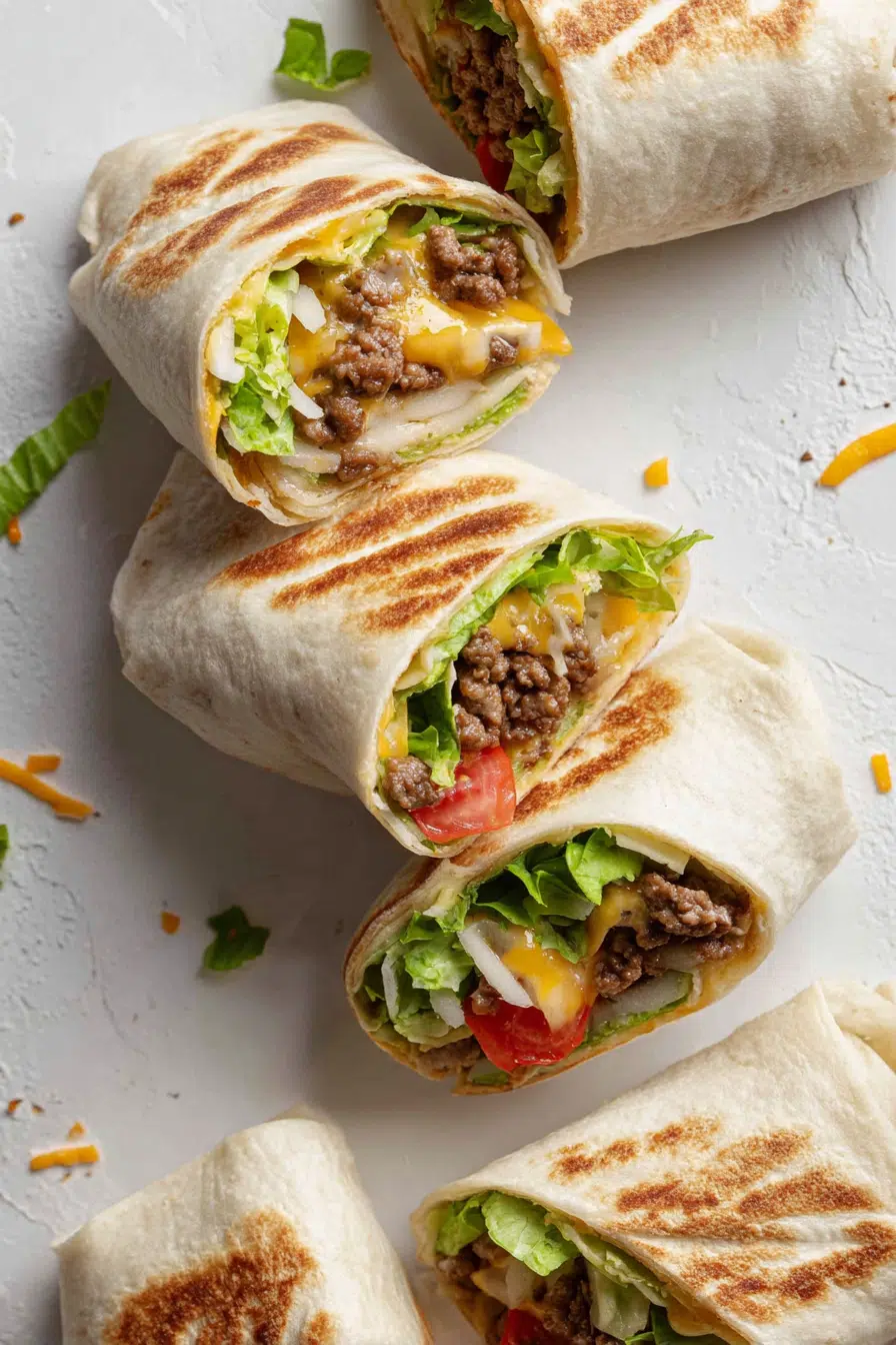 Cheeseburger Wraps Recipe - An Organized Chaos