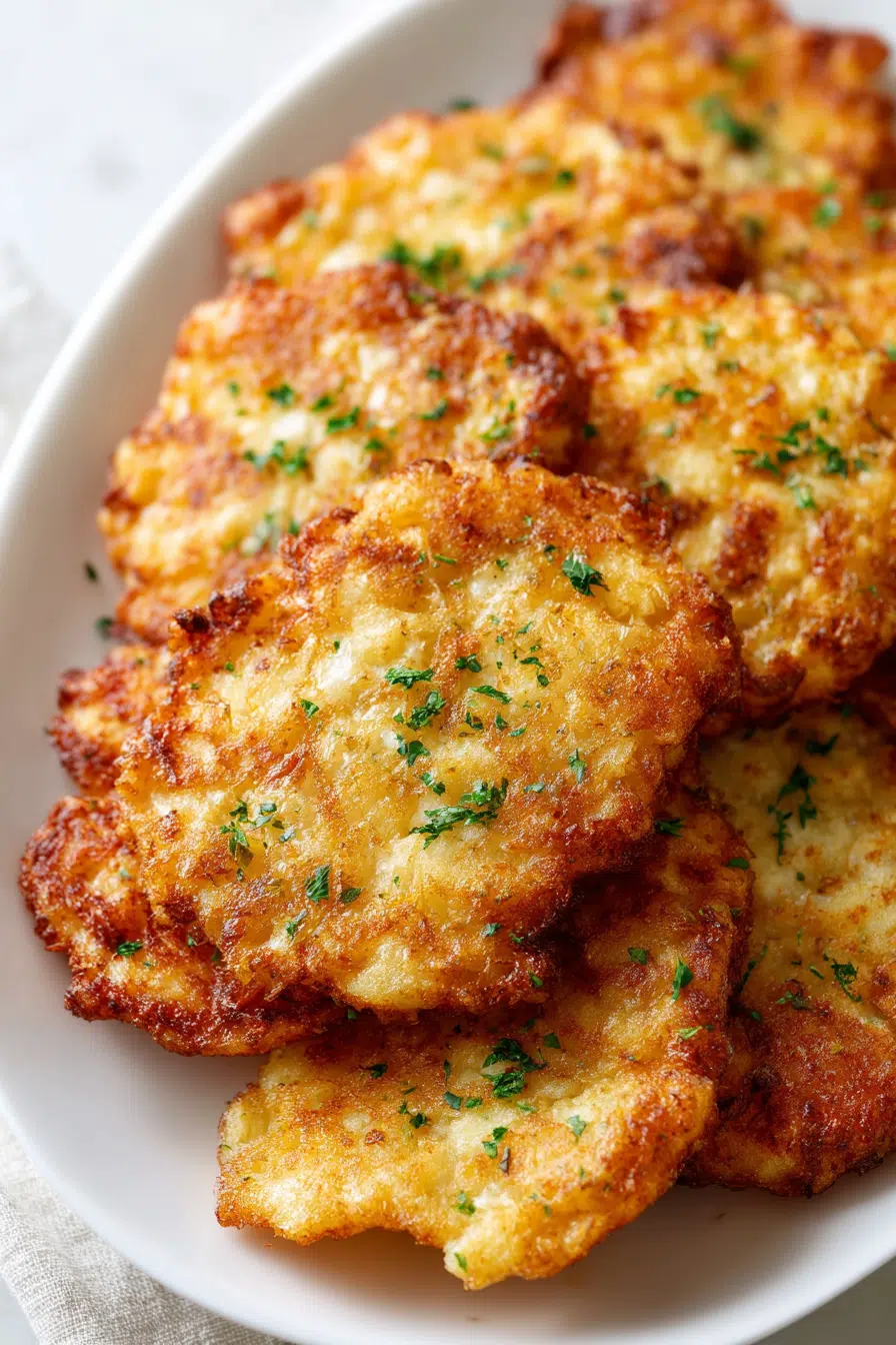 Crispy Chicken Fritters - An Organized Chaos