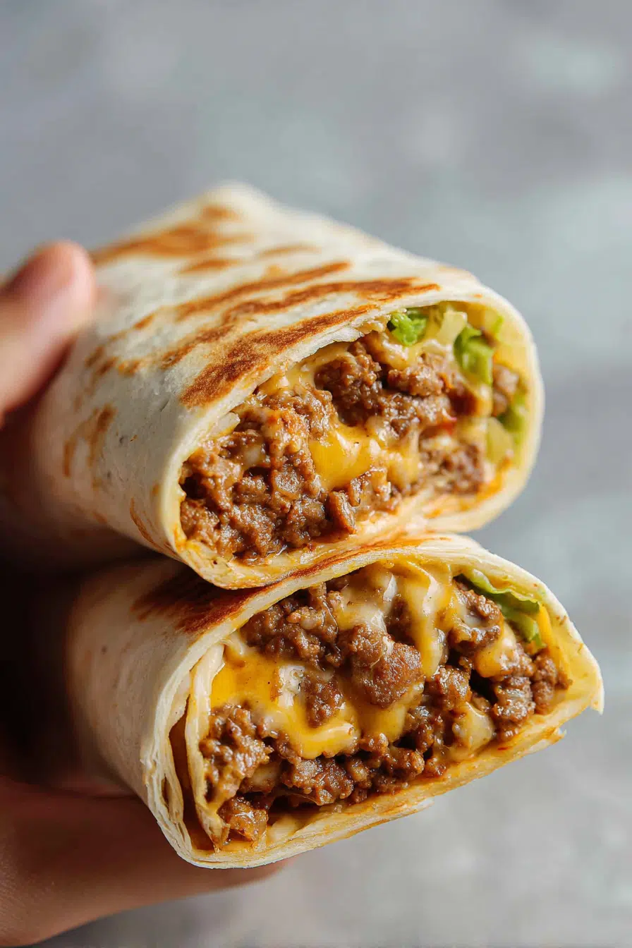Cheeseburger Wraps Recipe - An Organized Chaos