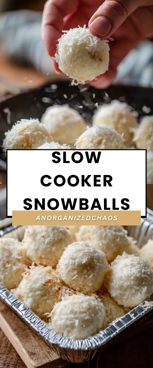 Slow Cooker Snowballs - An Organized Chaos