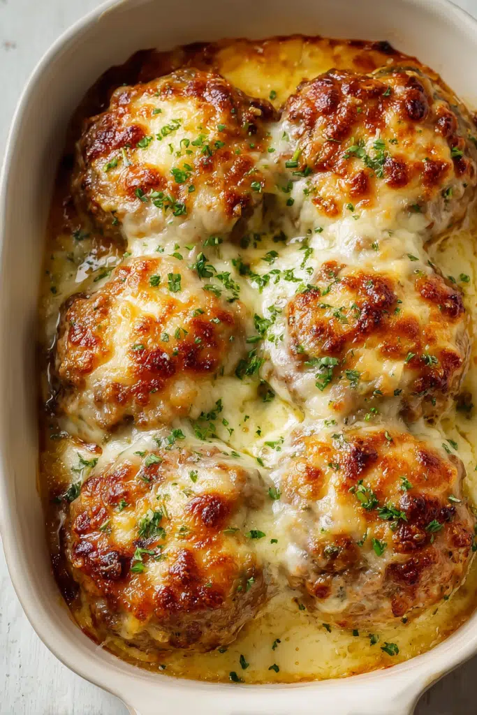 Baked Cheesy Meat Patties - An Organized Chaos