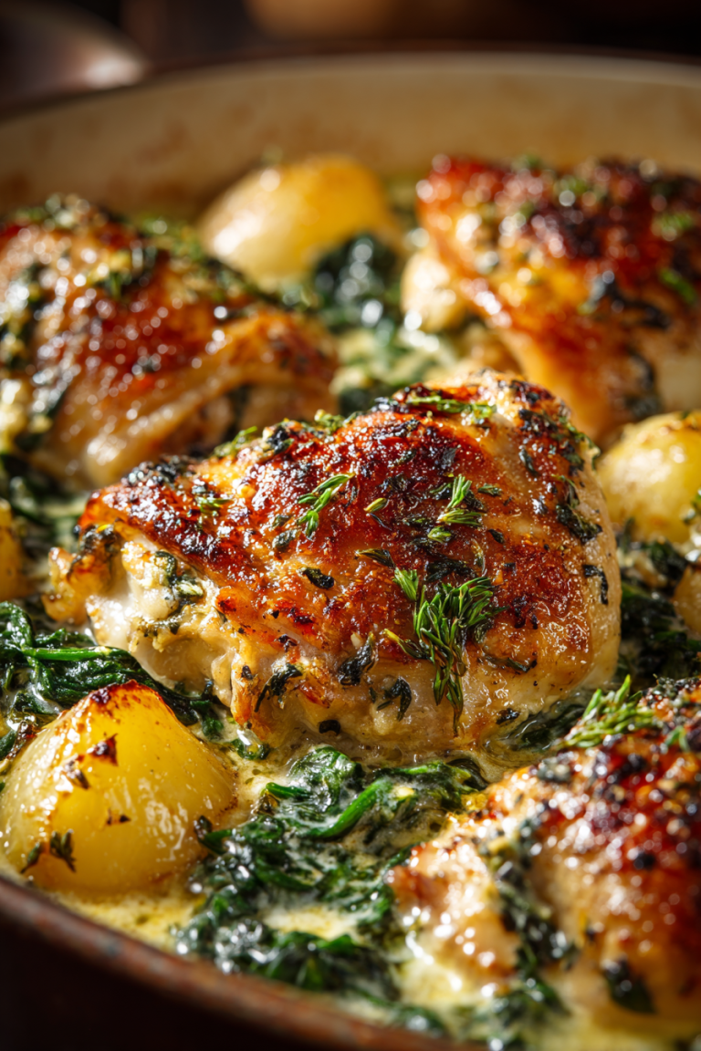 Garlic Parmesan Chicken and Potatoes - An Organized Chaos