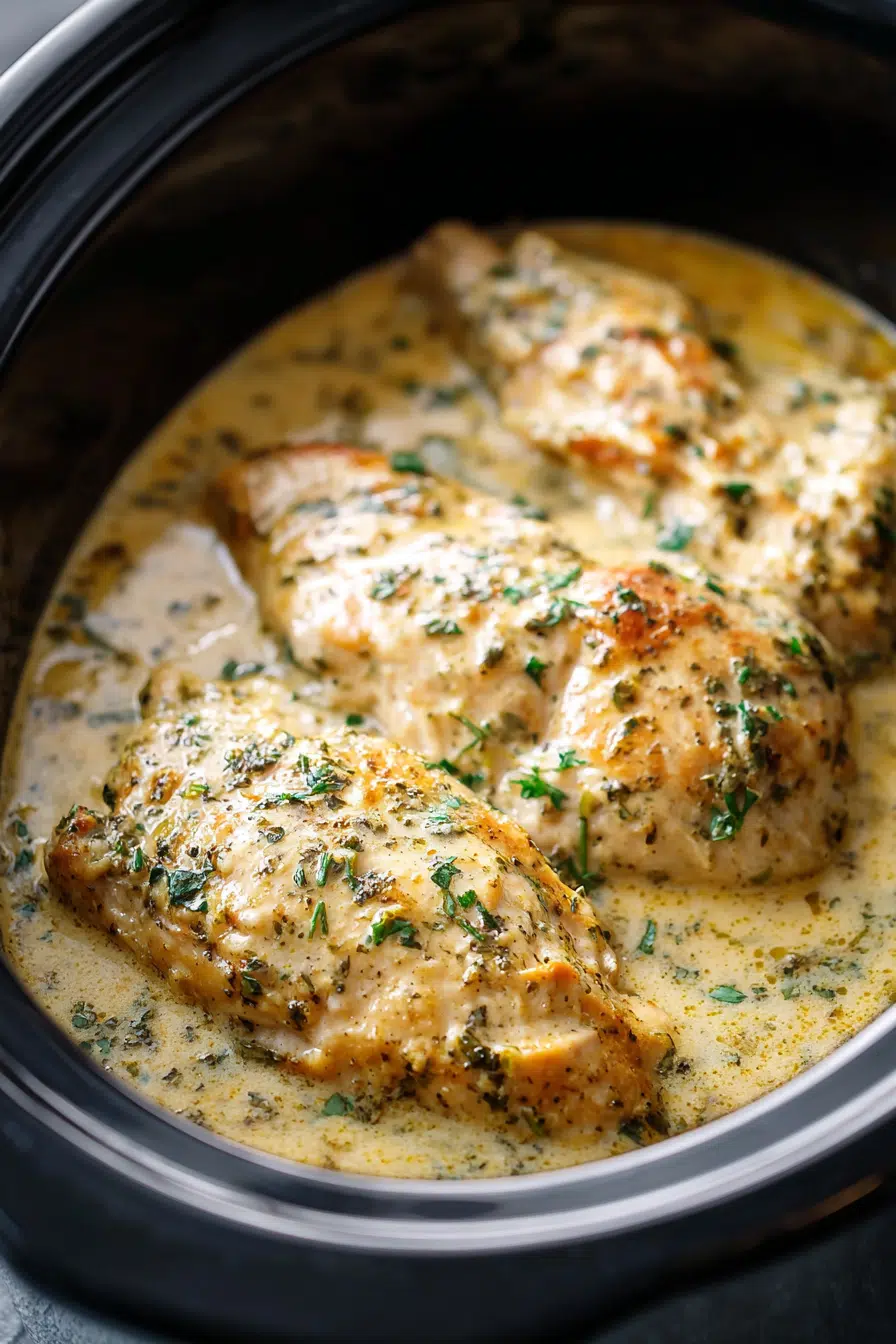 Crockpot Angel Chicken with Italian Dressing - An Organized Chaos