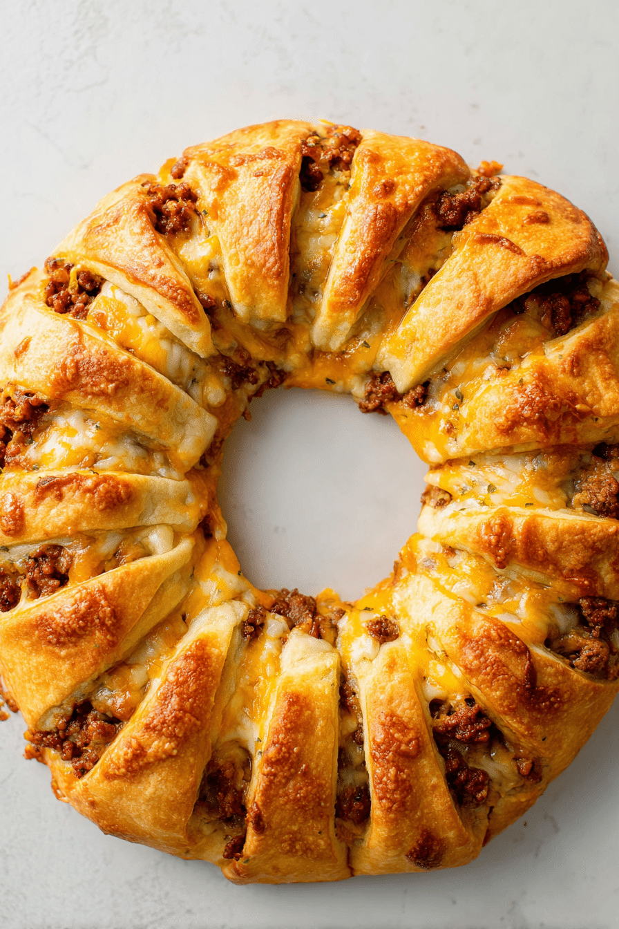 Cheesy Beef Taco Pie - An Organized Chaos