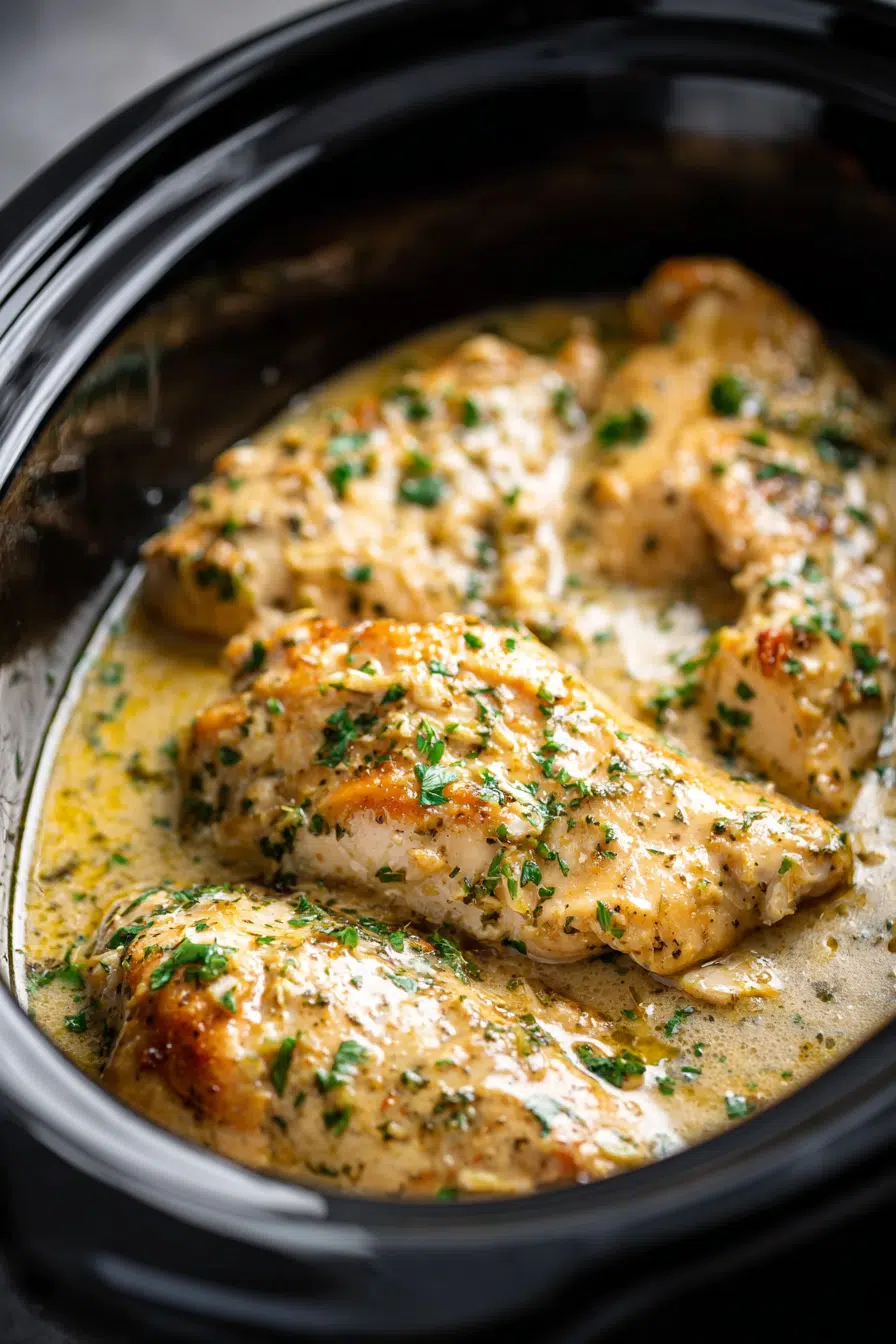 Crockpot Angel Chicken with Italian Dressing - An Organized Chaos
