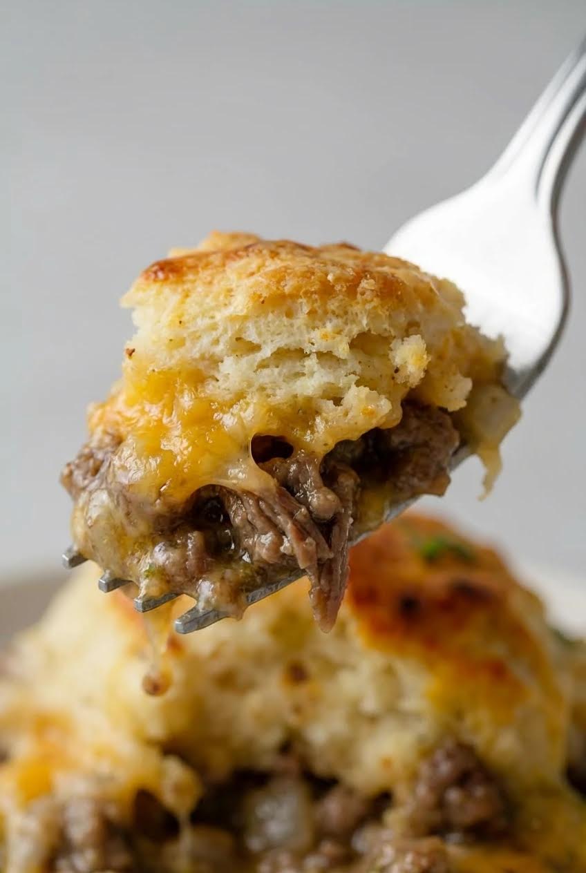 Ground Beef and Biscuit Bake - An Organized Chaos