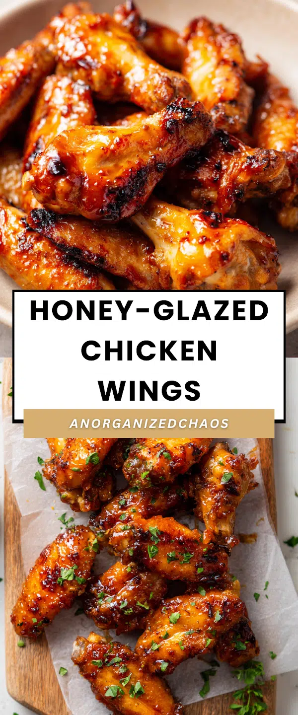 Honey-Glazed Chicken Wings - An Organized Chaos