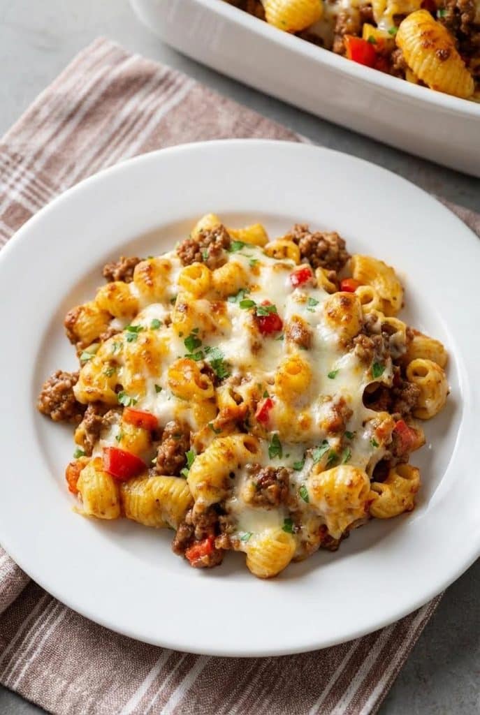 5-Ingredient Stuffed Pepper Pasta - An Organized Chaos