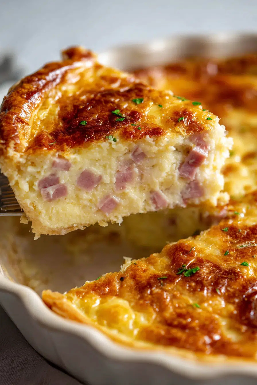 Impossible Ham And Swiss Pie - An Organized Chaos