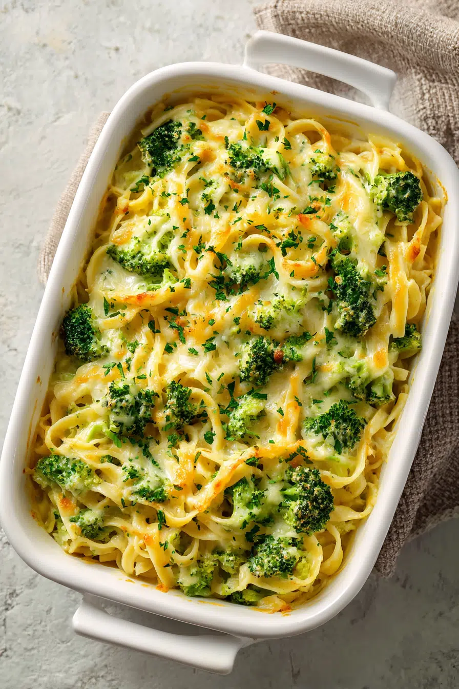 Cheddar Broccoli Noodles - An Organized Chaos