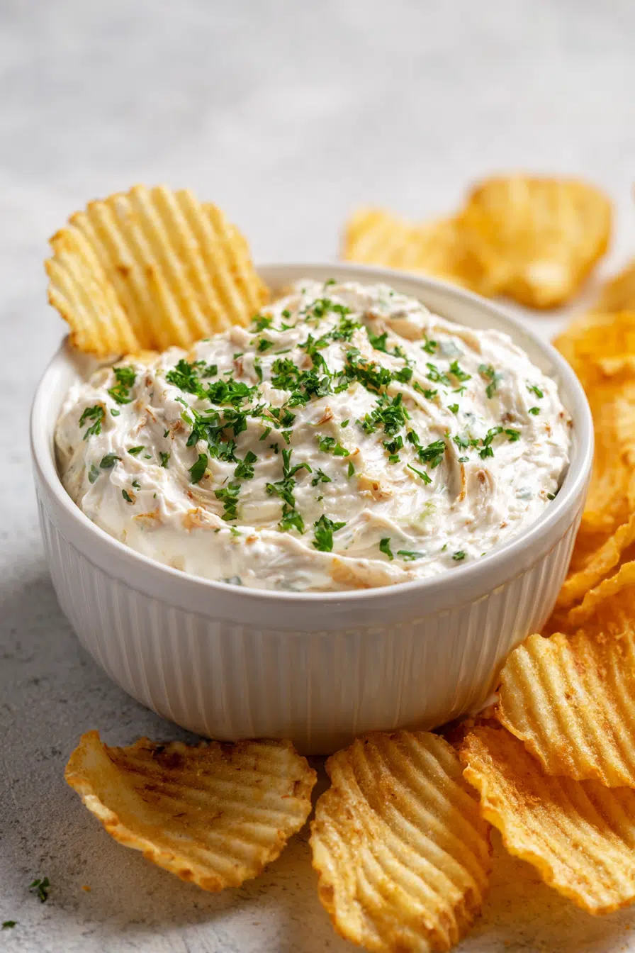 3-Ingredient French Onion Dip - An Organized Chaos