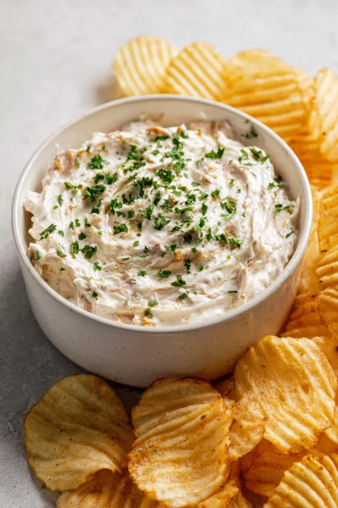 3-Ingredient French Onion Dip - An Organized Chaos