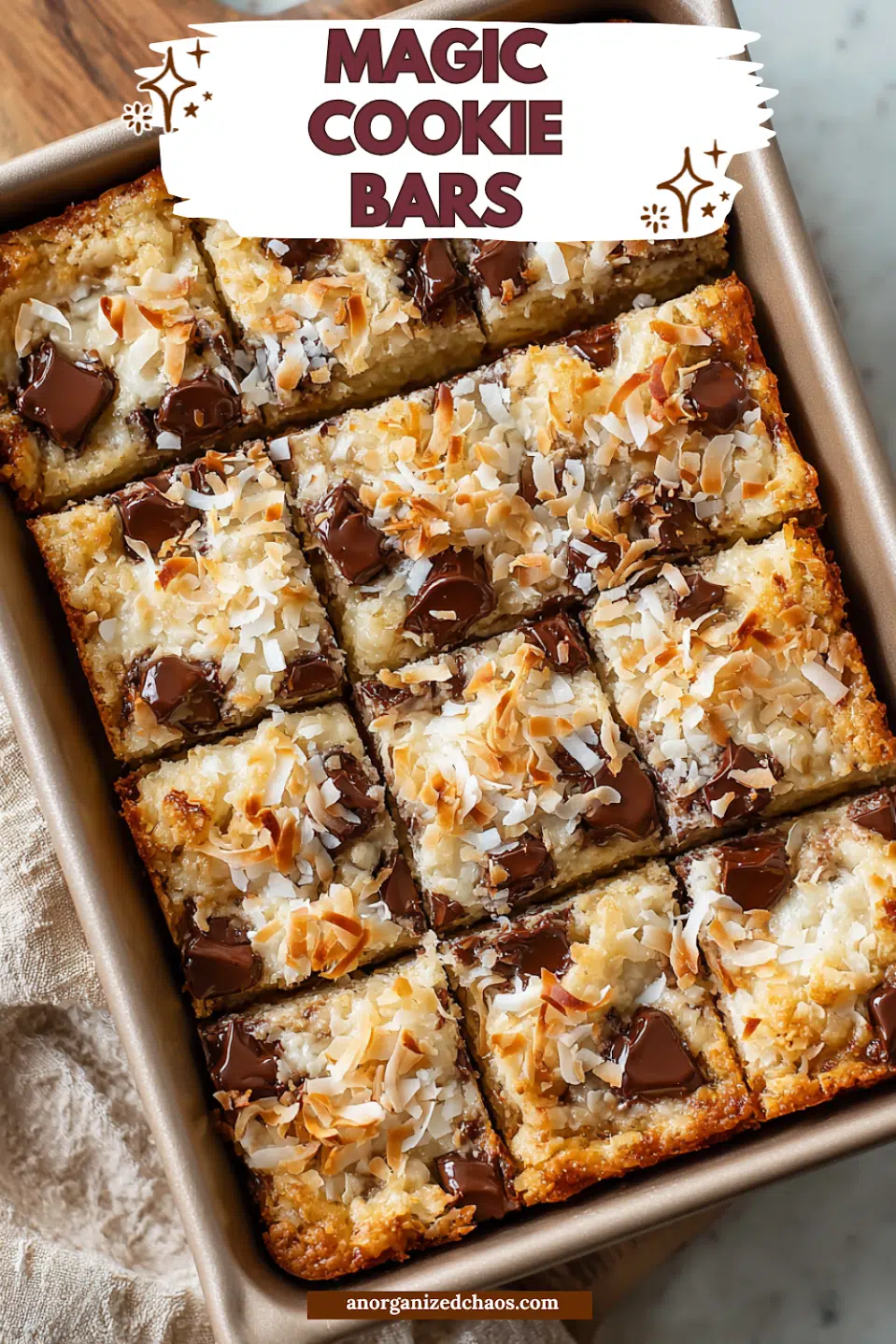 Magic Cookie Bars - An Organized Chaos