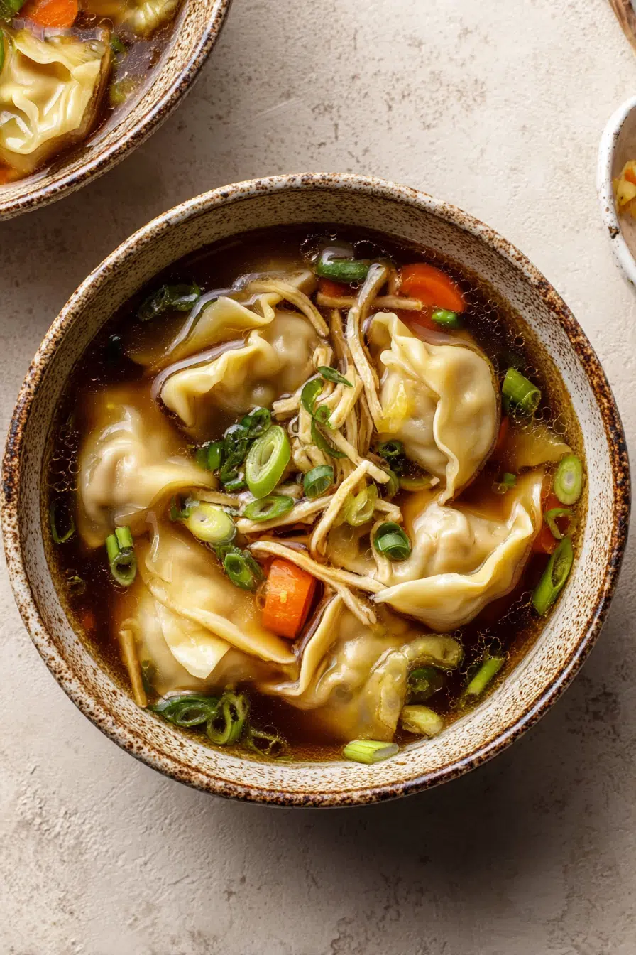 Slow Cooker Potsticker Soup - An Organized Chaos