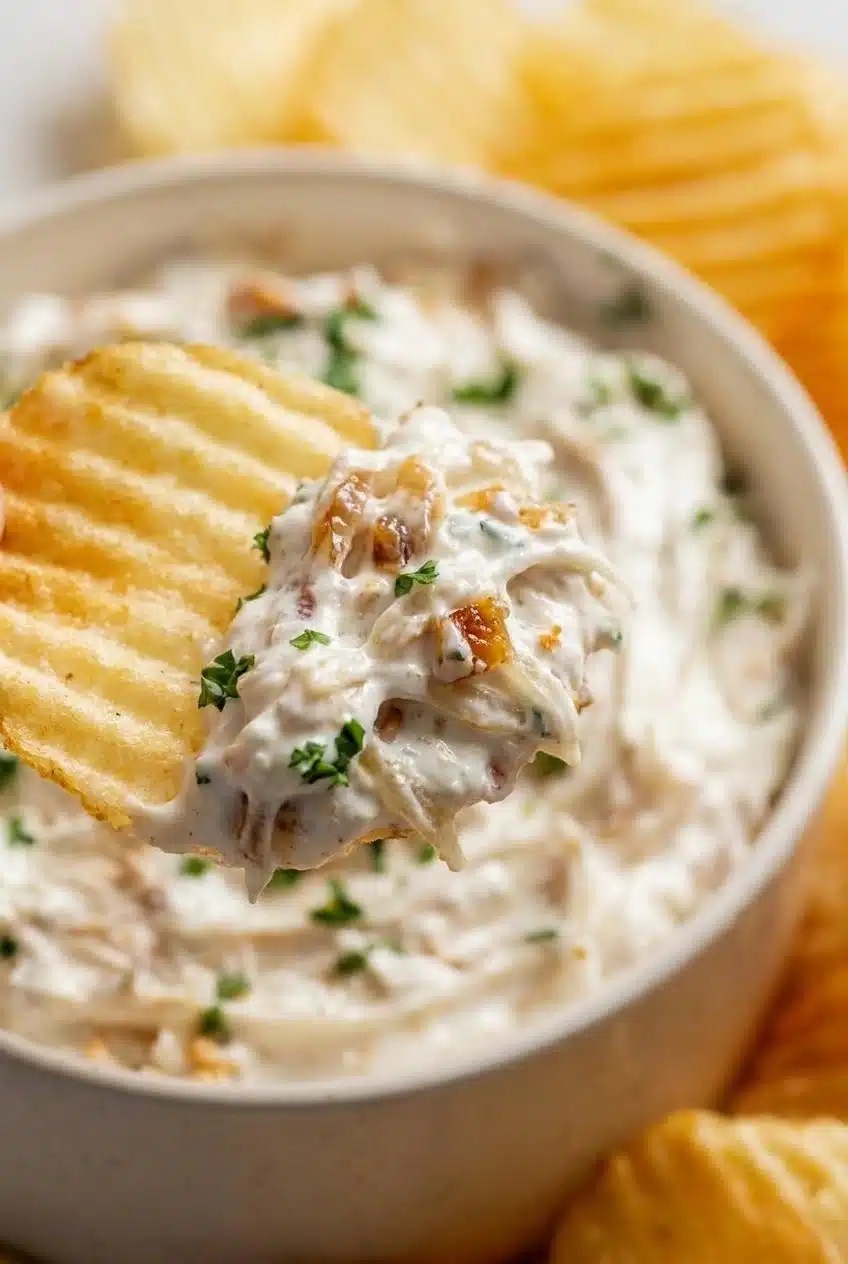 3-Ingredient French Onion Dip - An Organized Chaos