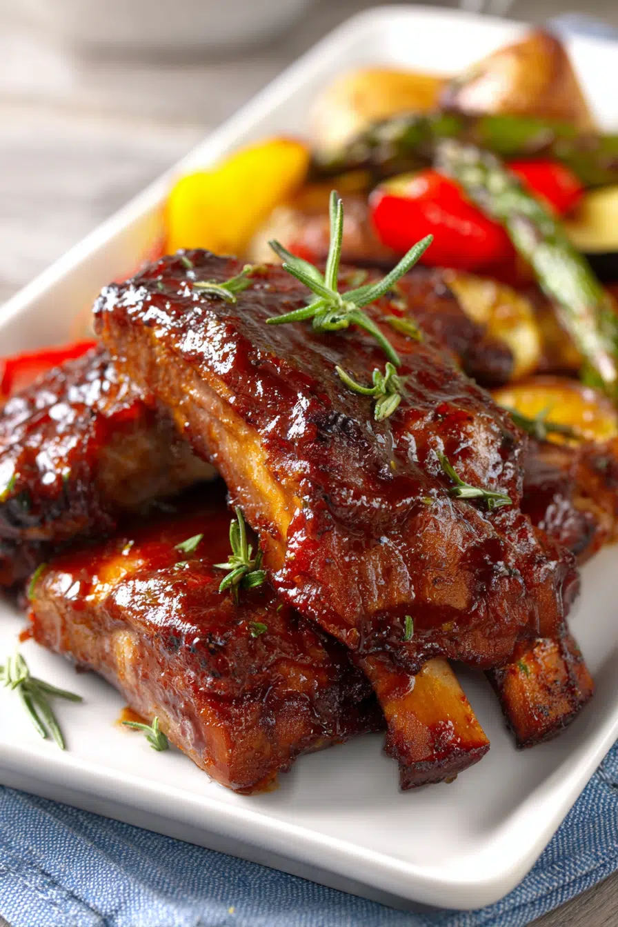 3-Ingredient BBQ Country-Style Ribs - An Organized Chaos