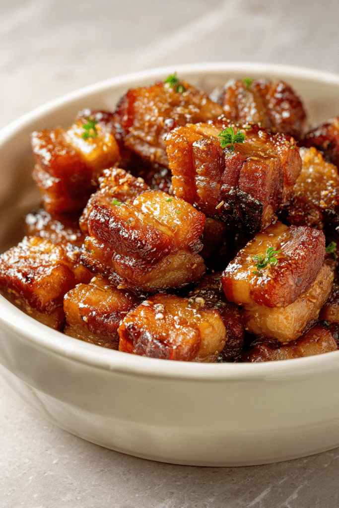 Crispy Pork Belly Bites - An Organized Chaos