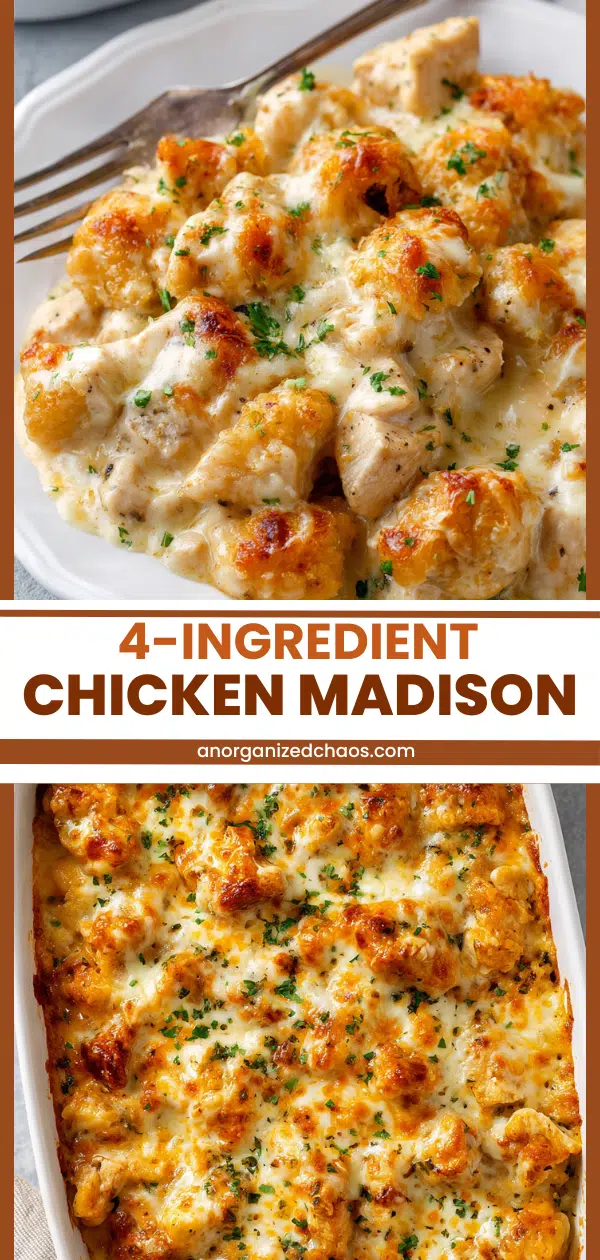 4-Ingredient Chicken Madison - An Organized Chaos